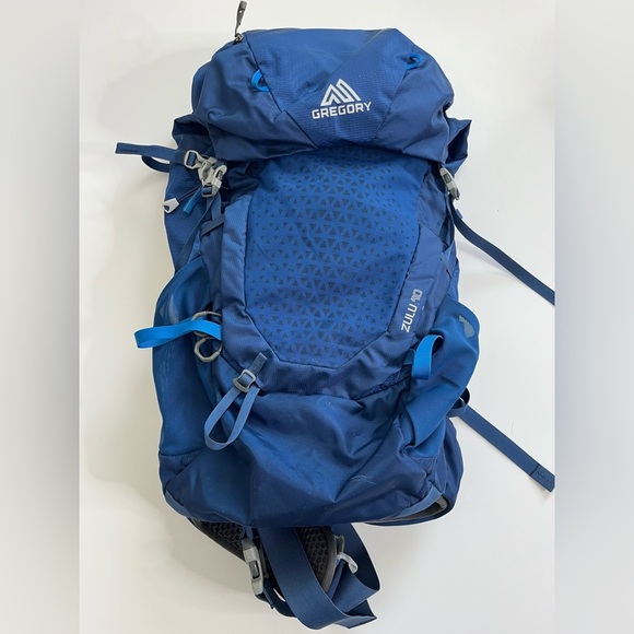 Gregory | Bags | Gregory Zulu 4 Hiking Backpack Blue With Rain Cover ...